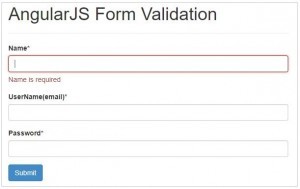 Form Validation in AngularJS with Example - Krazytech